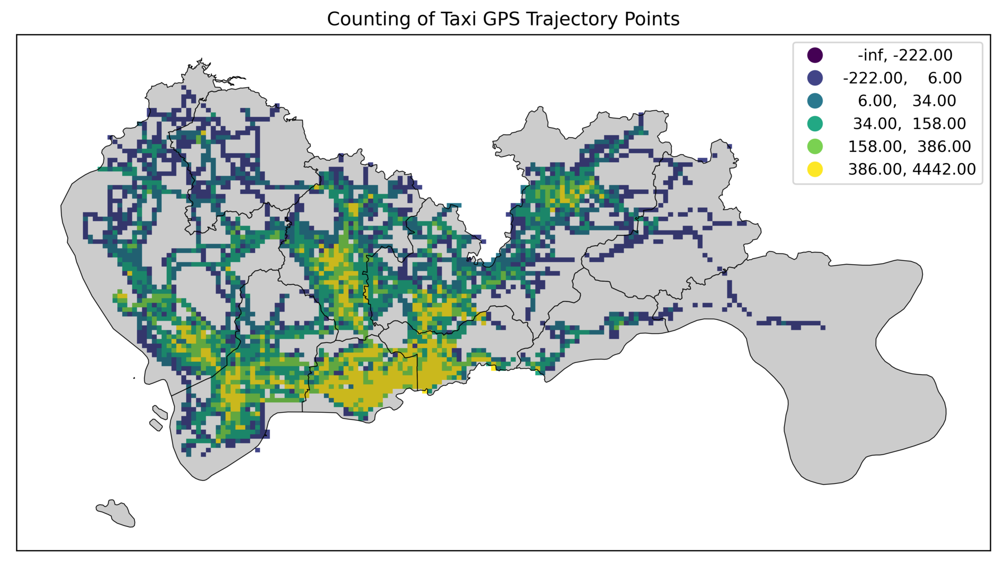 地理空间数据分组：mapclassify – 标点符